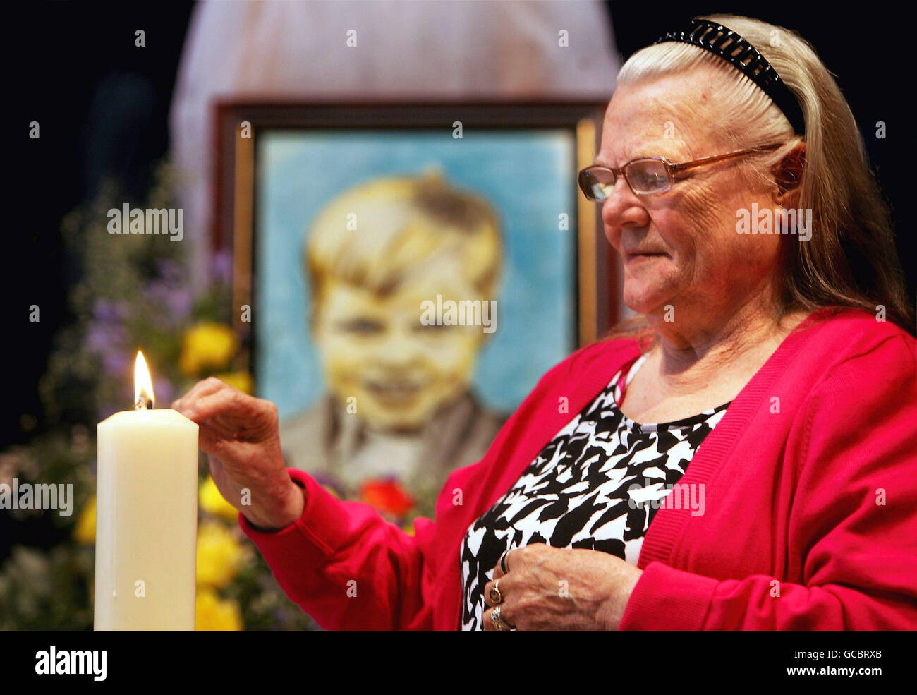 Keith Bennett memorial service Stock Photo - Alamy