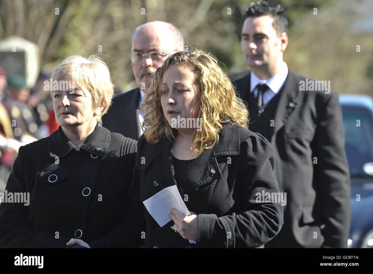 Lance Corporal Darren Hicks funeral Stock Photo - Alamy