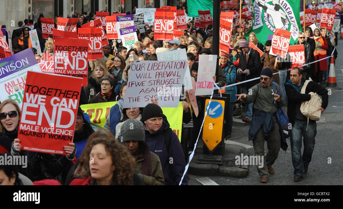 End violence against women’ protests hi-res stock photography and ...