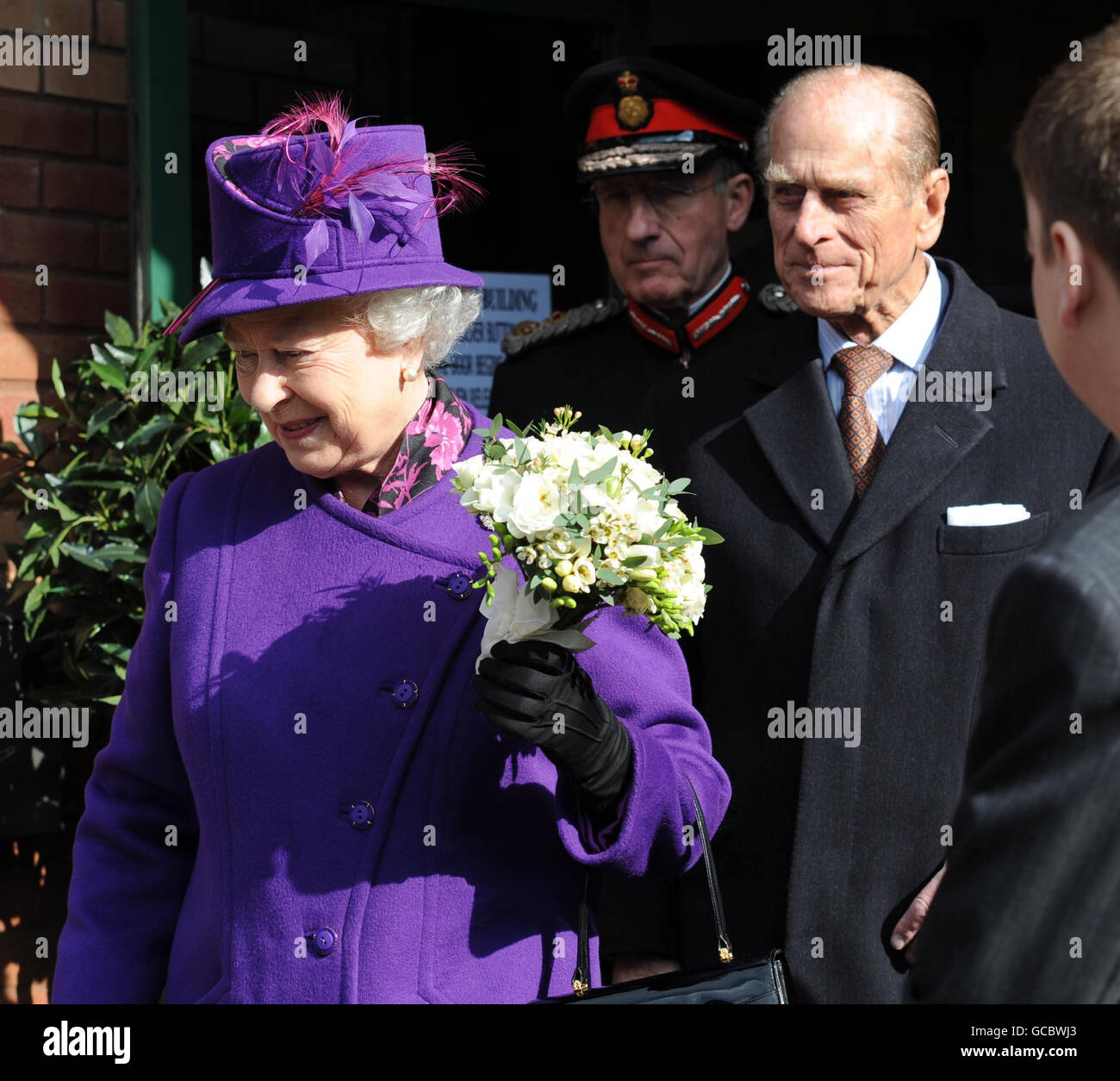 Royal visit to Devon Stock Photo - Alamy