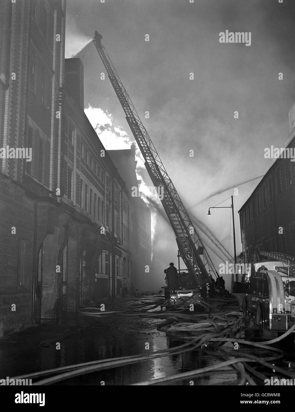 Fire hose ladder hi-res stock photography and images - Alamy