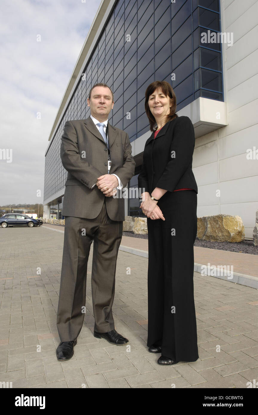 Nick Razey, CEO Next Generation Data (NGD) Europe with the Welsh ...