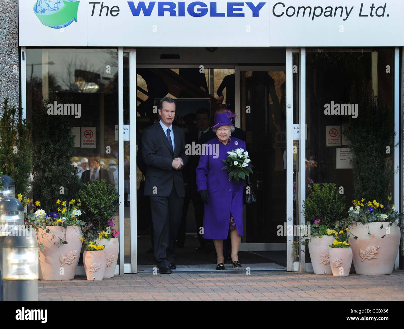 Royal visit to Devon Stock Photo - Alamy