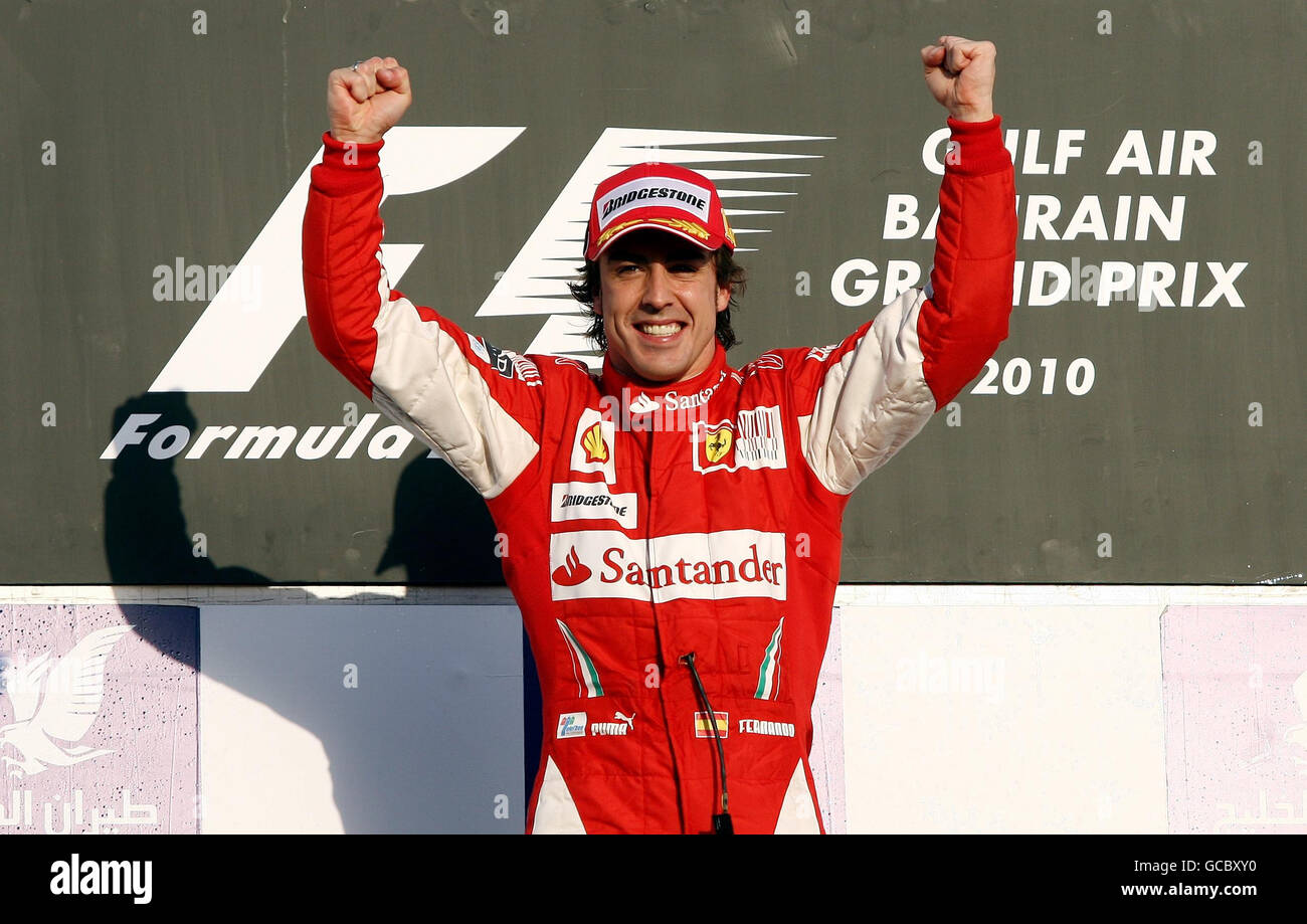 Fernando alonso celebrating hi-res stock photography and images - Alamy