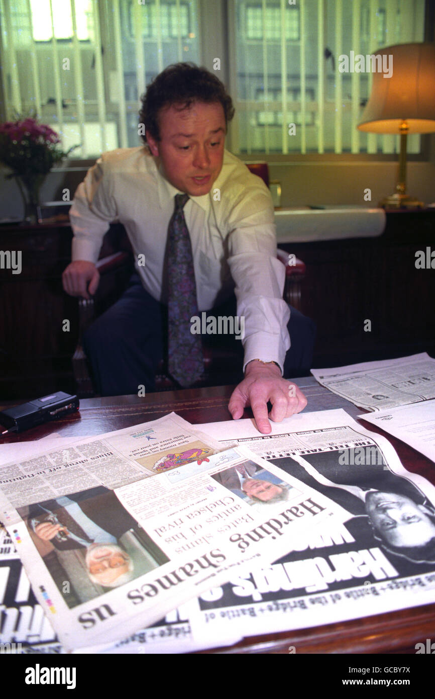 Matthew Harding, 41-year-old multi-millionaire director of Chelsea ...