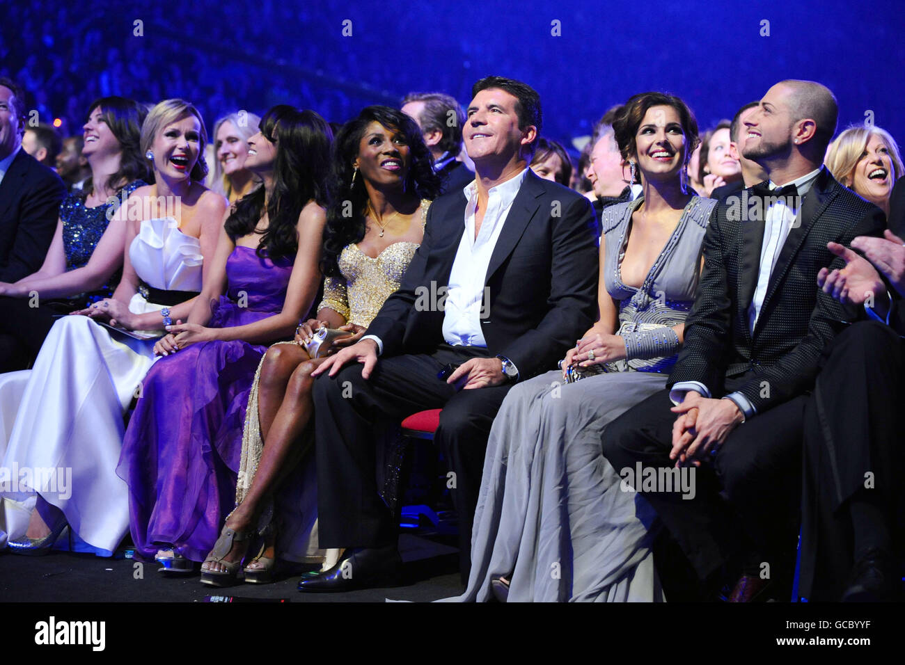 Guests including Amanda Holden, Jackie St Claire, Sinitta, Simon Cowell ...