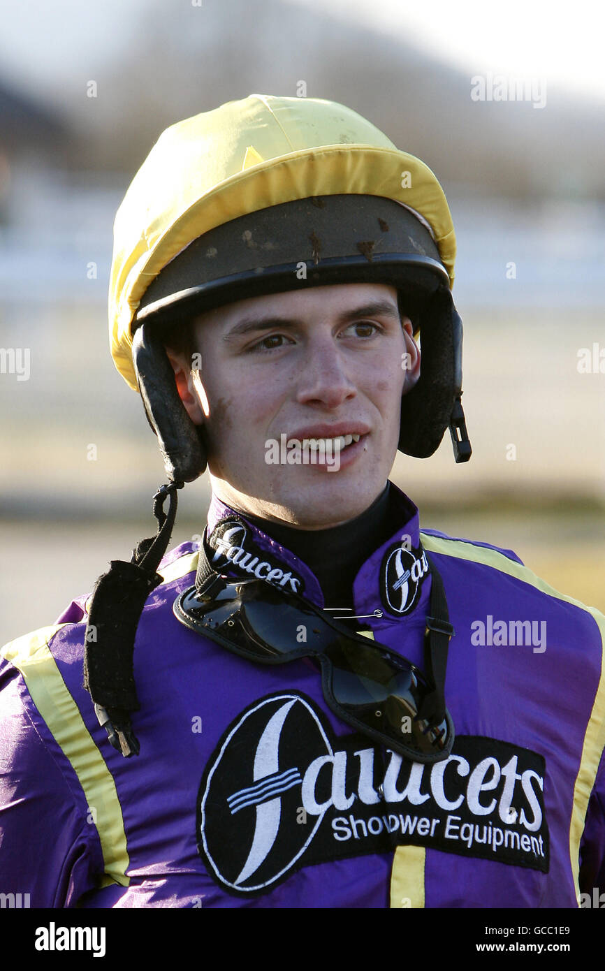 Horse Racing, Ludlow Racecourse. David Bass, Jockey Stock Photo - Alamy