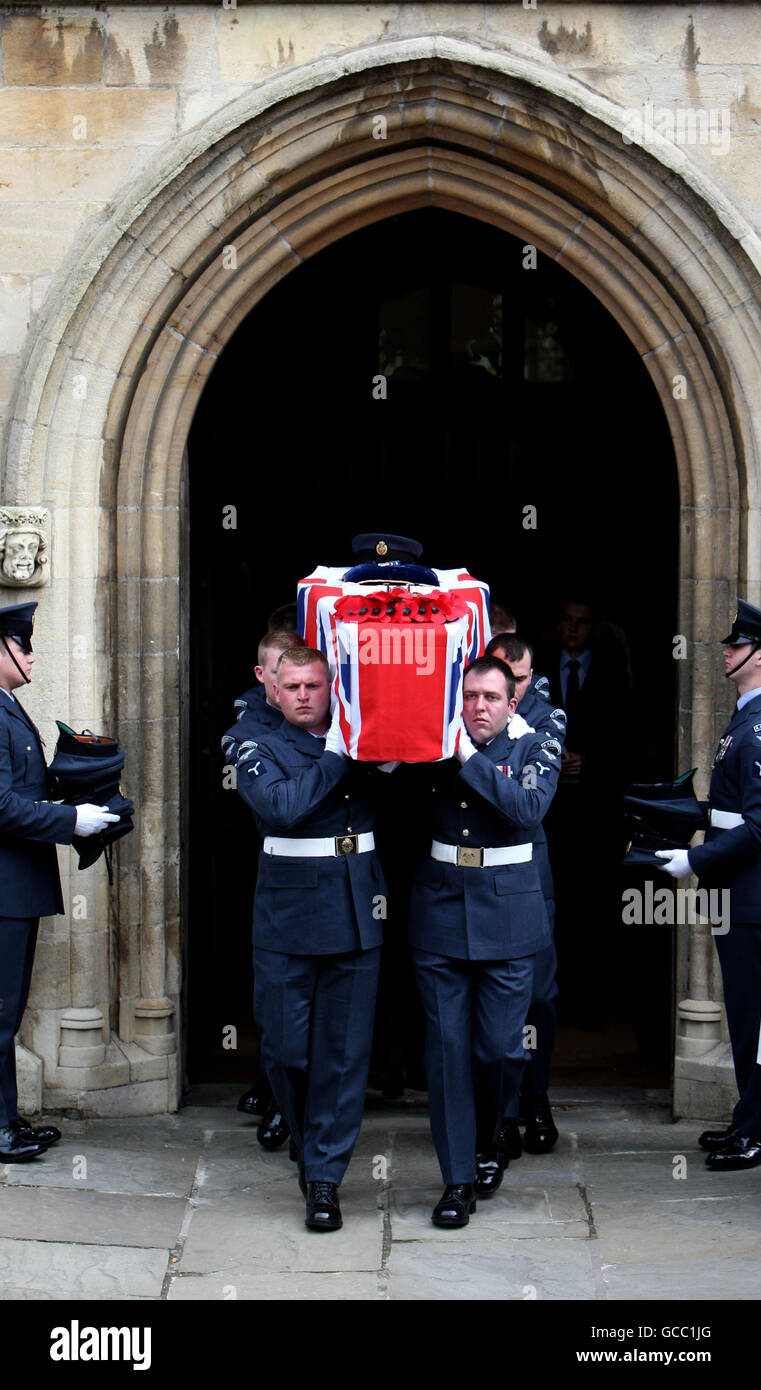Senior Aircraftman Luke Southgate funeral Stock Photo - Alamy