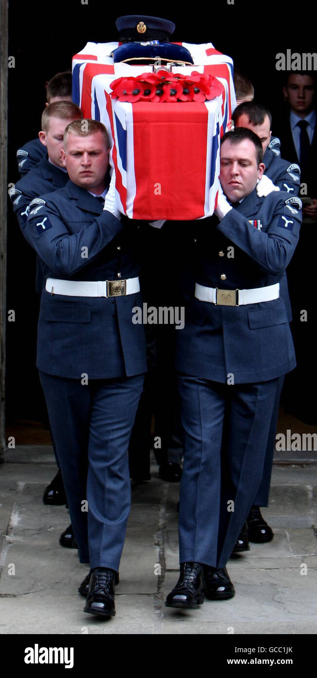 Senior Aircraftman Luke Southgate funeral Stock Photo - Alamy
