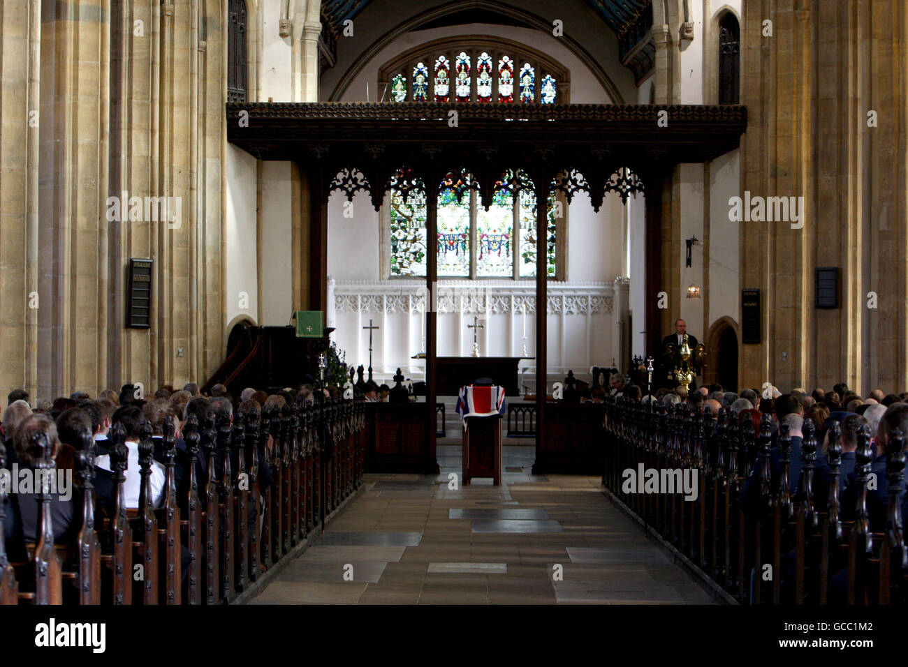 Senior Aircraftman Luke Southgate funeral Stock Photo - Alamy