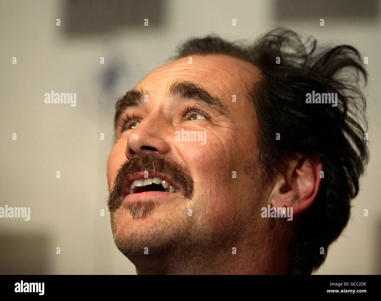 Mark Rylance with his Best Actor Award, for Jerusalem, during the ...