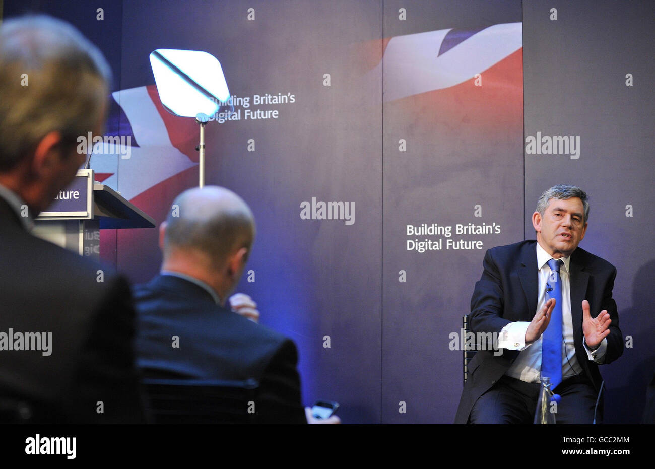 Brown pledges super-fast broadband for all Stock Photo - Alamy