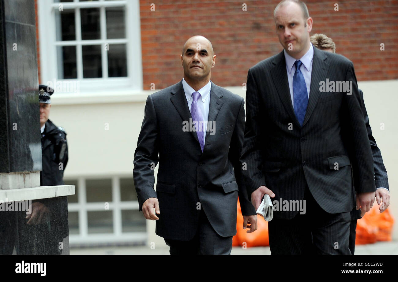 Delroy Smellie court case Stock Photo - Alamy