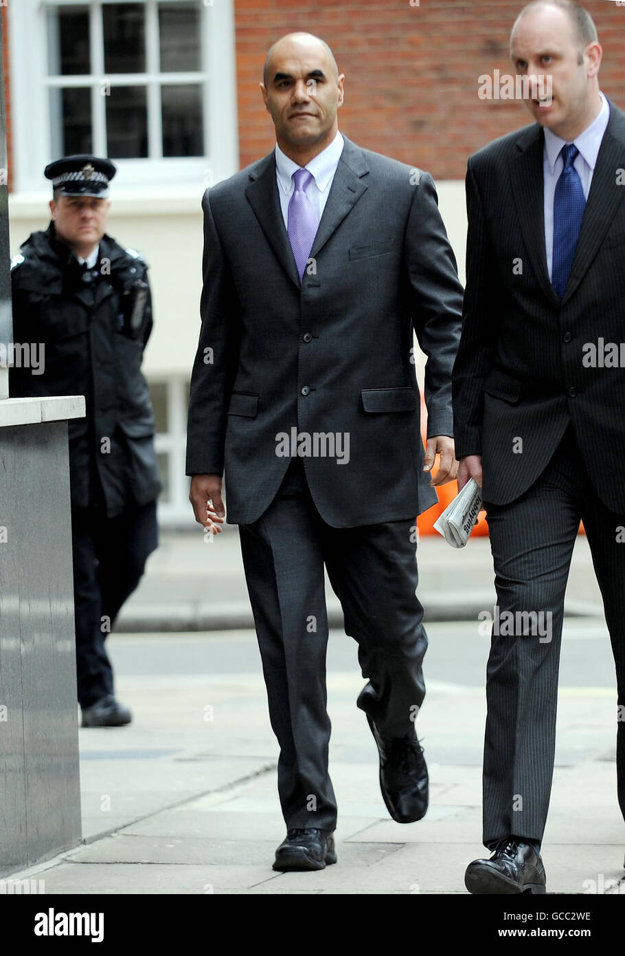 Delroy Smellie court case Stock Photo - Alamy