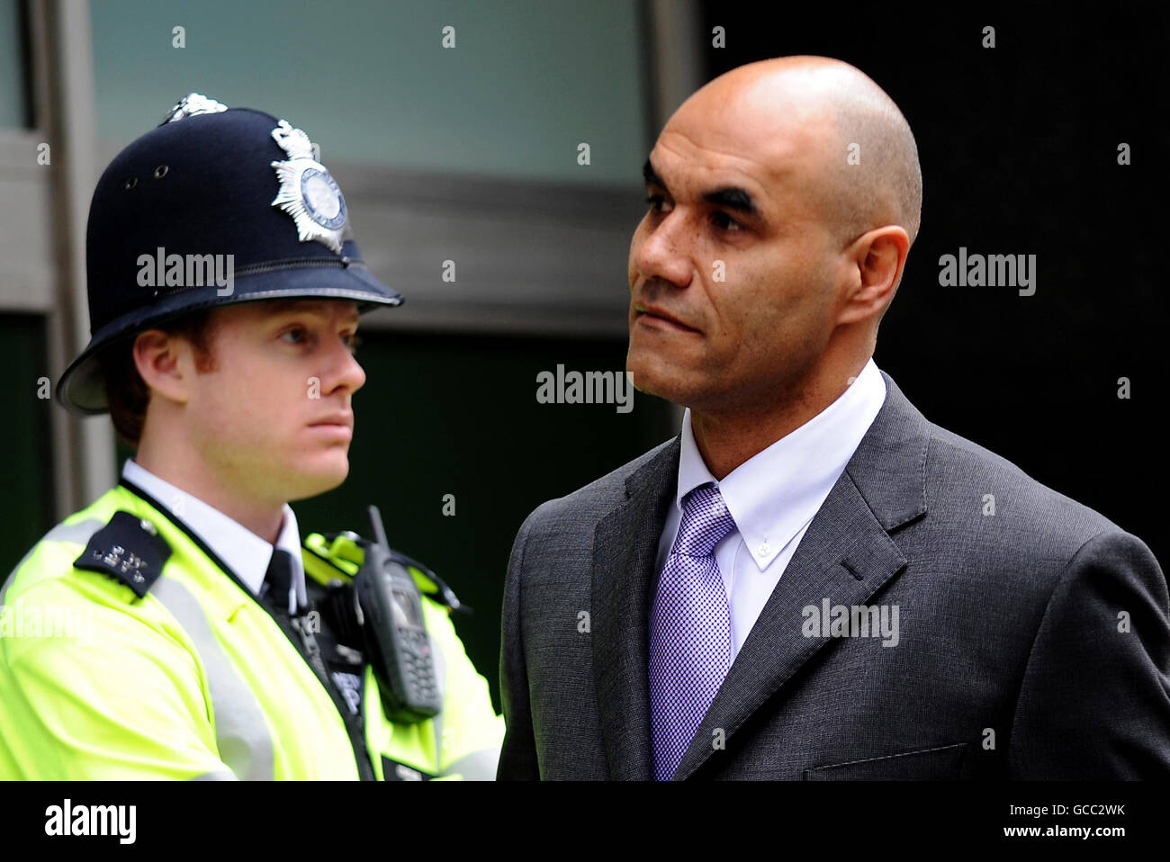 Delroy Smellie court case Stock Photo - Alamy