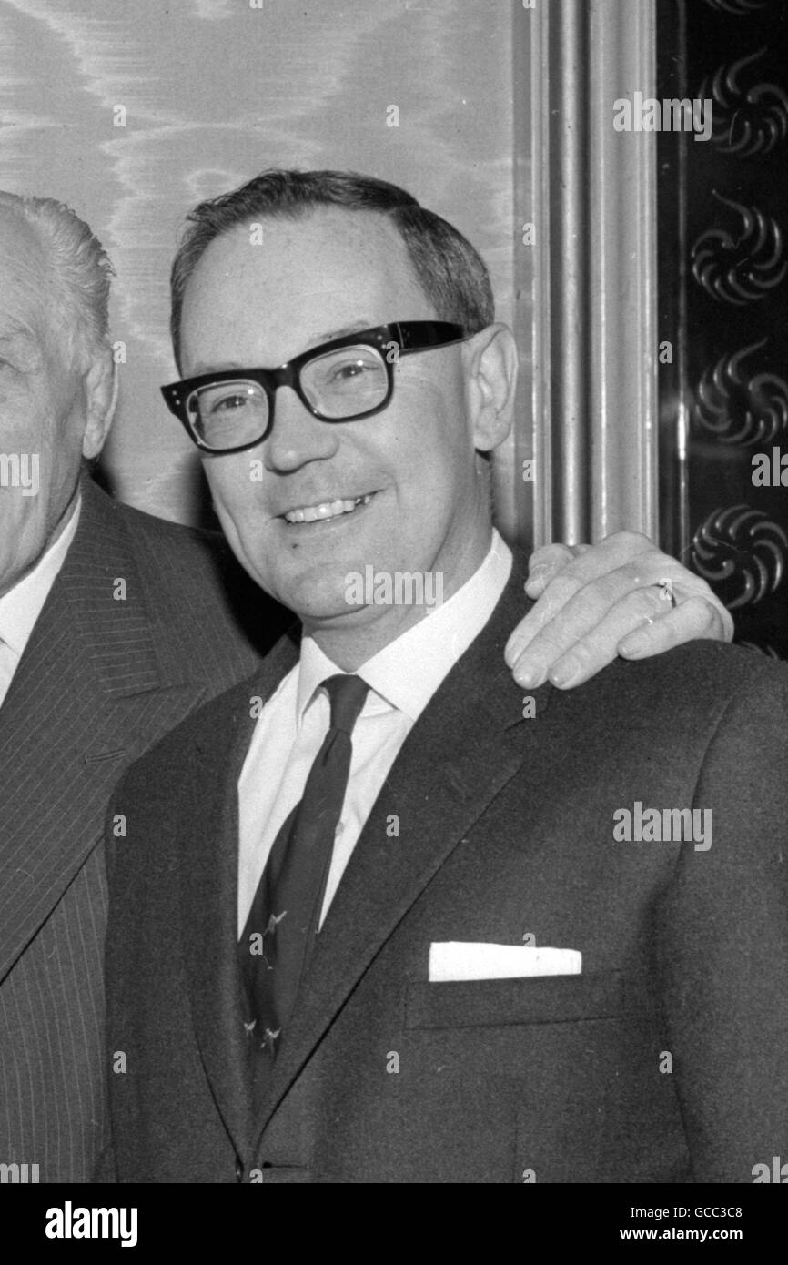 Commentator Harry Carpenter, who awarded the Best Young Boxer of 1967 ...