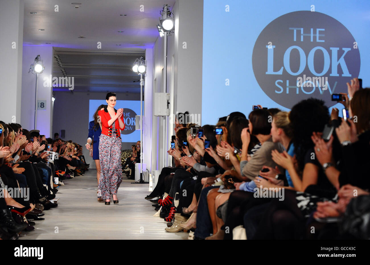 Model Erin O'Connor on the catwalk at the Look Fashion Show held at the ...