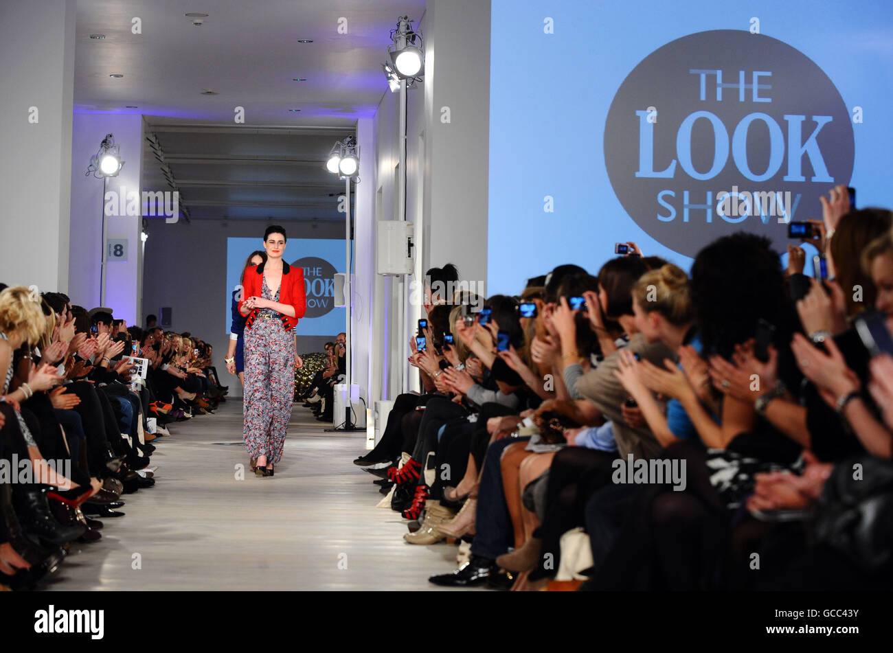 Model Erin O'Connor on the catwalk at the Look Fashion Show held at the ...