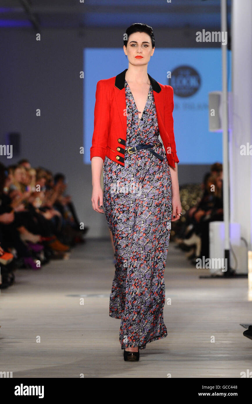 Model Erin O'Connor on the catwalk at the Look Fashion Show held at the ...