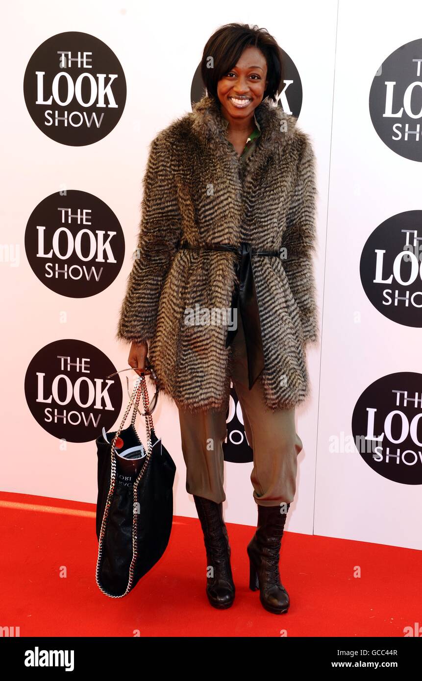 Celebs attend Look Fashion Show - London Fashion Week. Beverley Knight ...