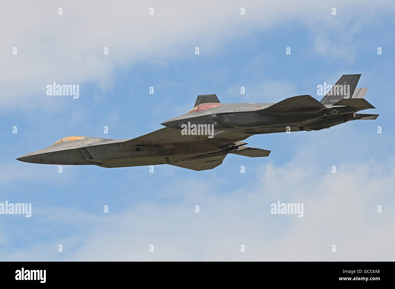 RAF Fairford. The opening day of the three day airshow saw the official ...