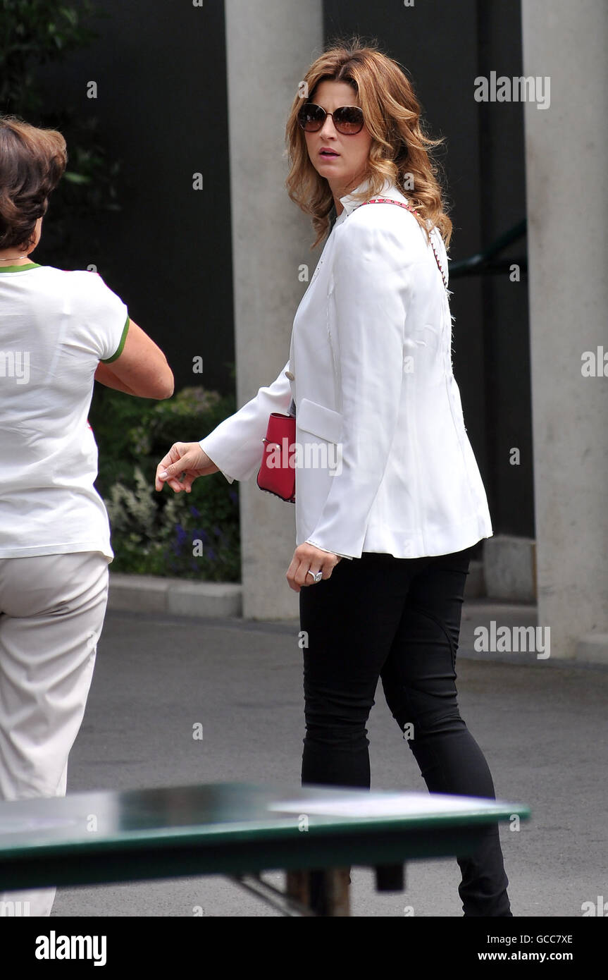 Mirka Federer Wife Roger Federer High Resolution Stock Photography and ...