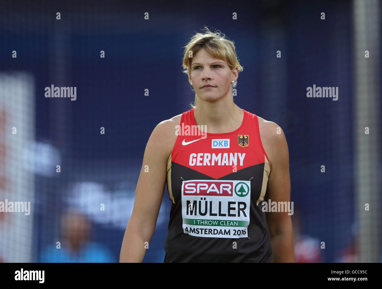 Amsterdam, The Netherlands. 08th July, 2016. Germany's Nadine Mueller ...