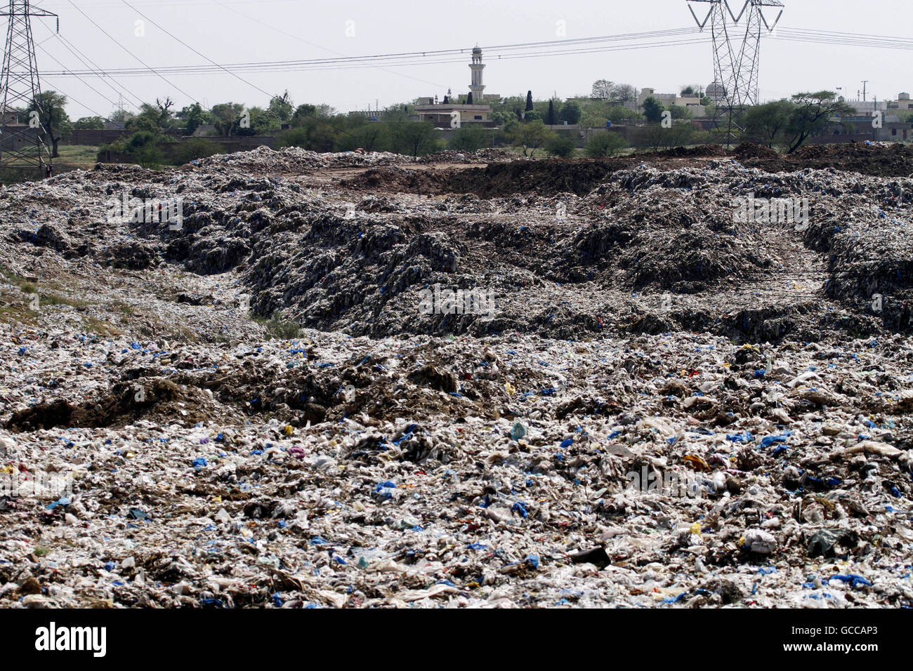The Losar dump site, 40 km from Rawalpindi city, Pakistan, 23 June 2016 ...