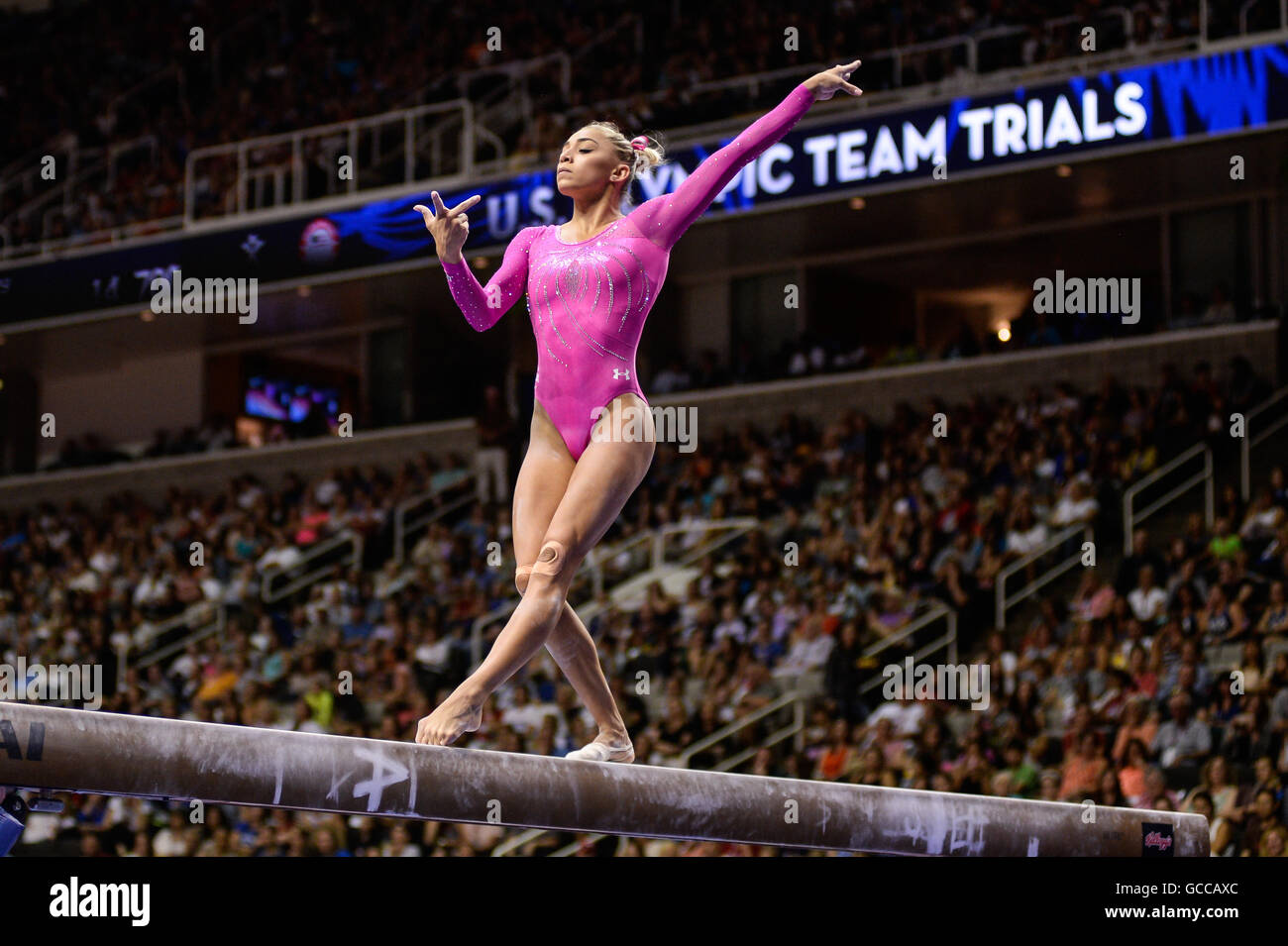 San Jose, California, USA. 8th July, 2016. ASHTON LOCKLEAR competes on ...