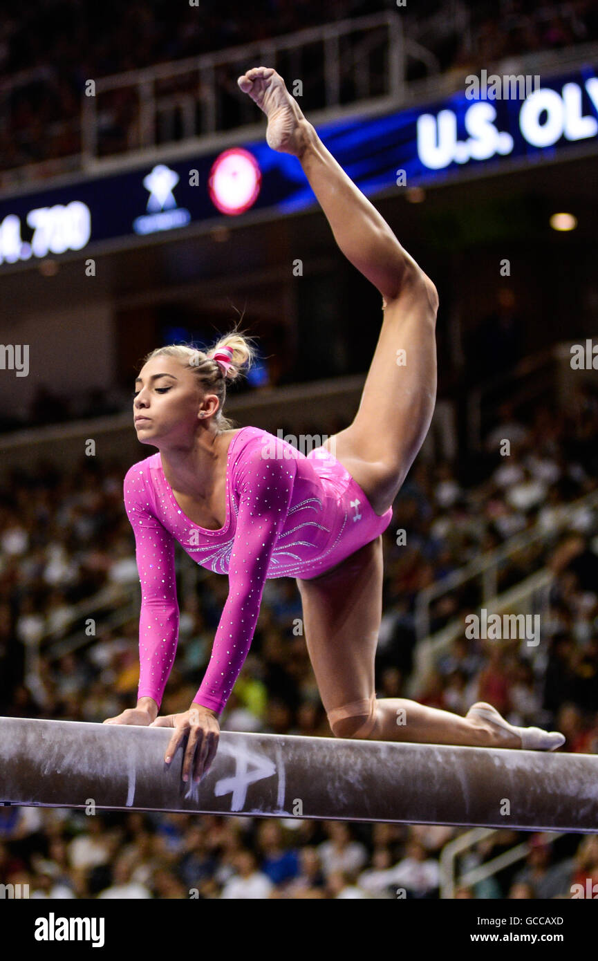 San Jose, California, USA. 8th July, 2016. ASHTON LOCKLEAR competes on ...