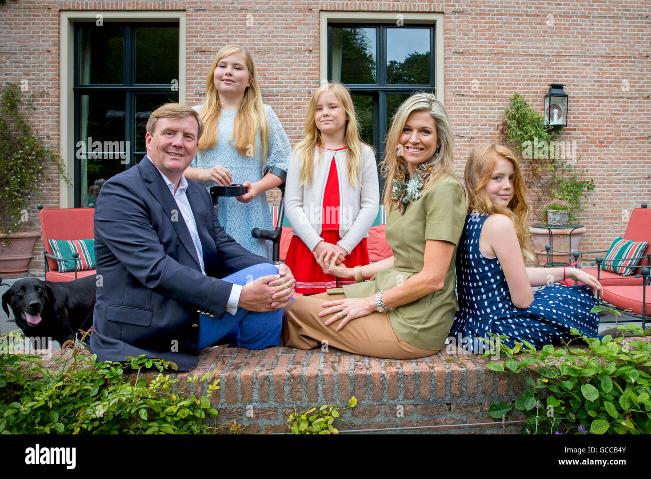 Wassenaar, The Netherlands. 8th July, 2016. King Willem-Alexander ...