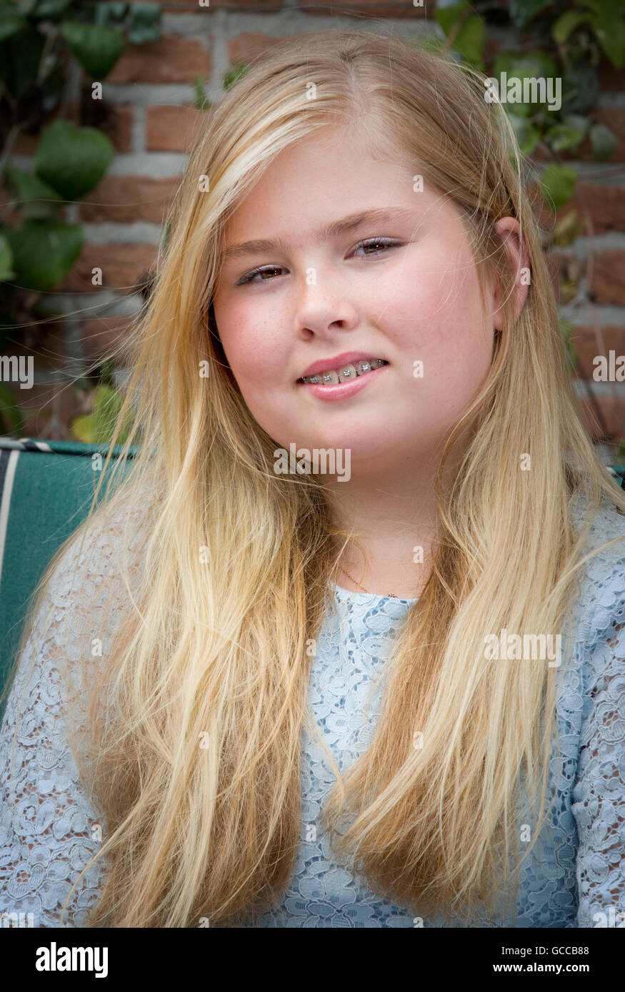 Wassenaar, The Netherlands. 8th July, 2016. Princess Alexia poses for ...