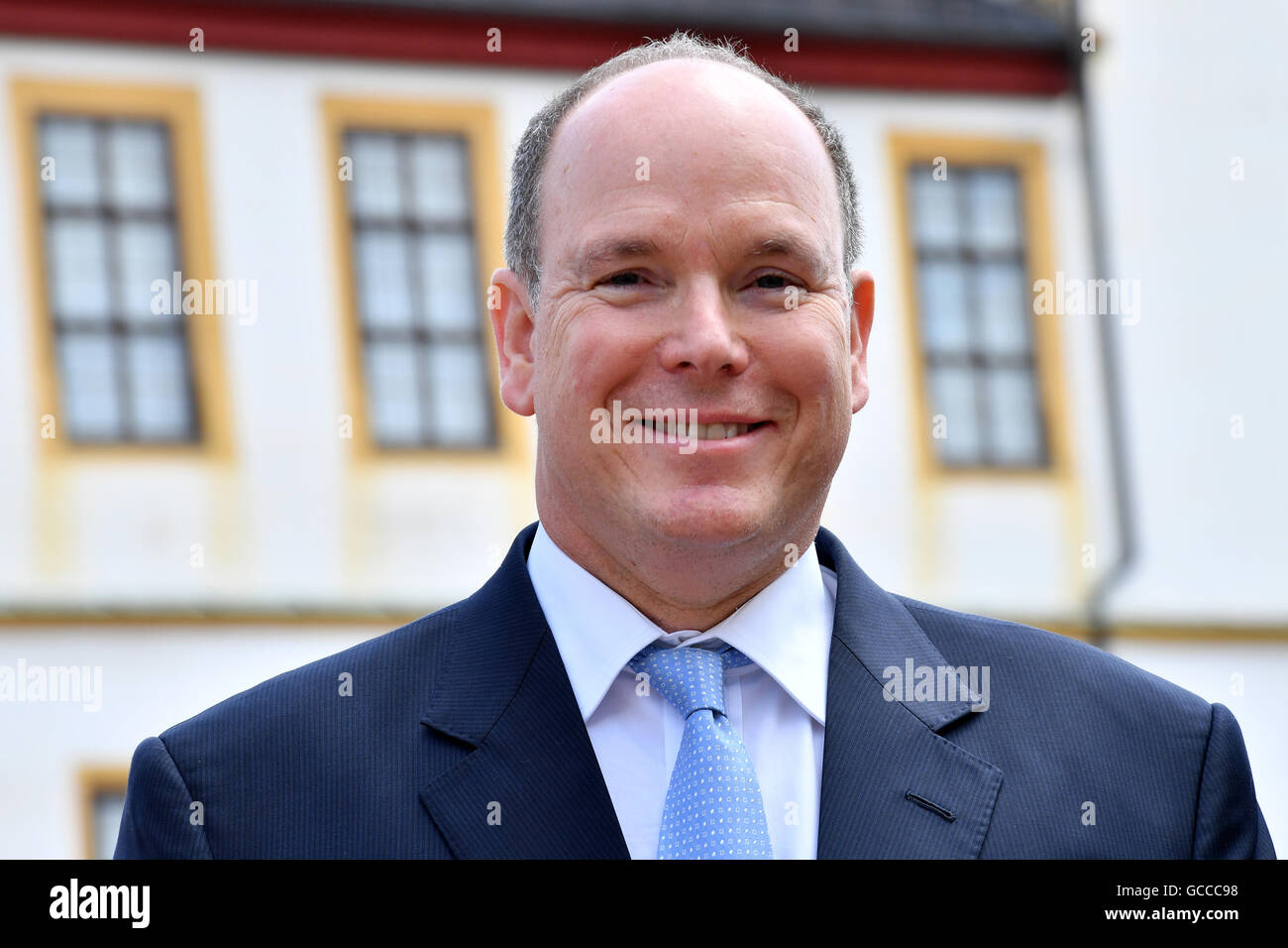 Gotha, Germany. 9th July, 2016. Albert II, Prince of Monaco stands in ...