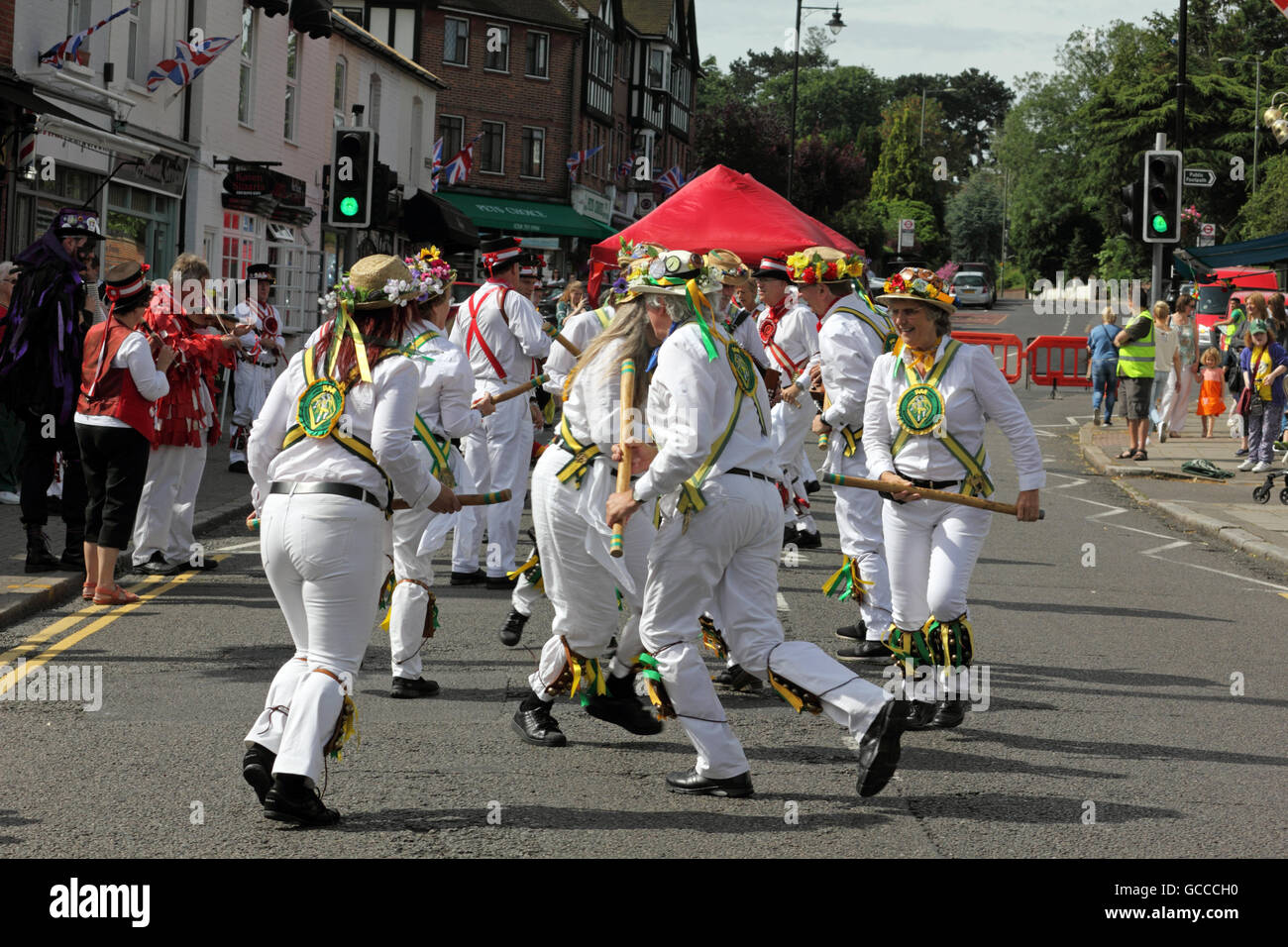 Ewell, Epsom, Surrey, England, UK. 9th July 2016. The Spring Grove ...
