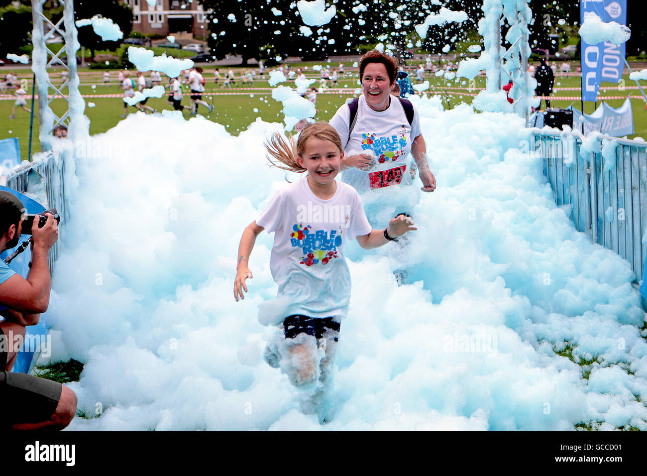 Bubble Rush is a charity event for Demelza which involves a fun run ...