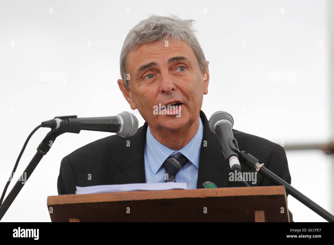 Durham, UK. 9th July, 2016. Dave Prentis, of UNISON, speaking at the ...