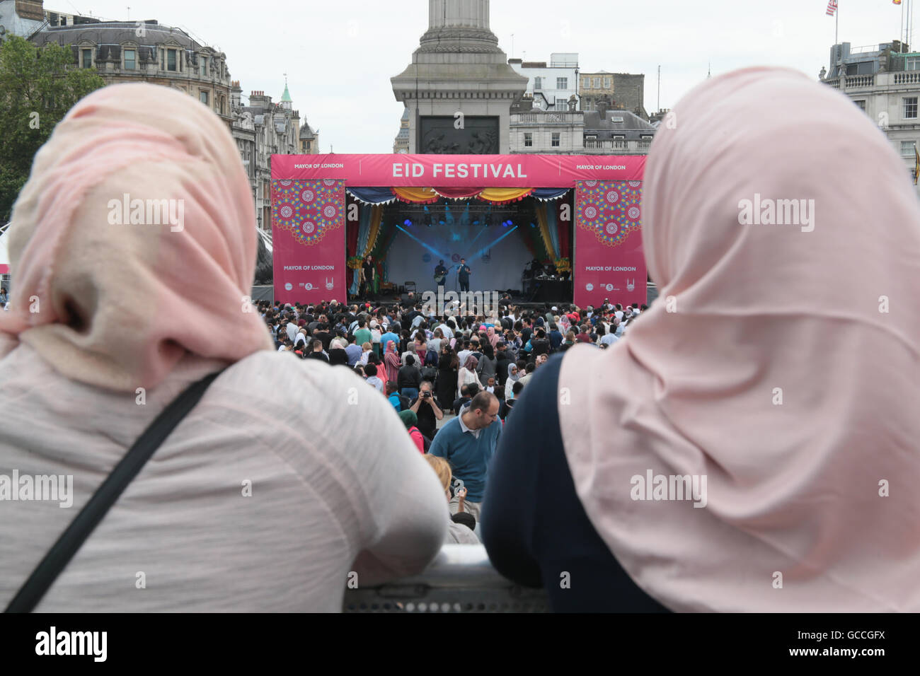 London UK 09 July 2016 Muslims in london were joined by a great ...