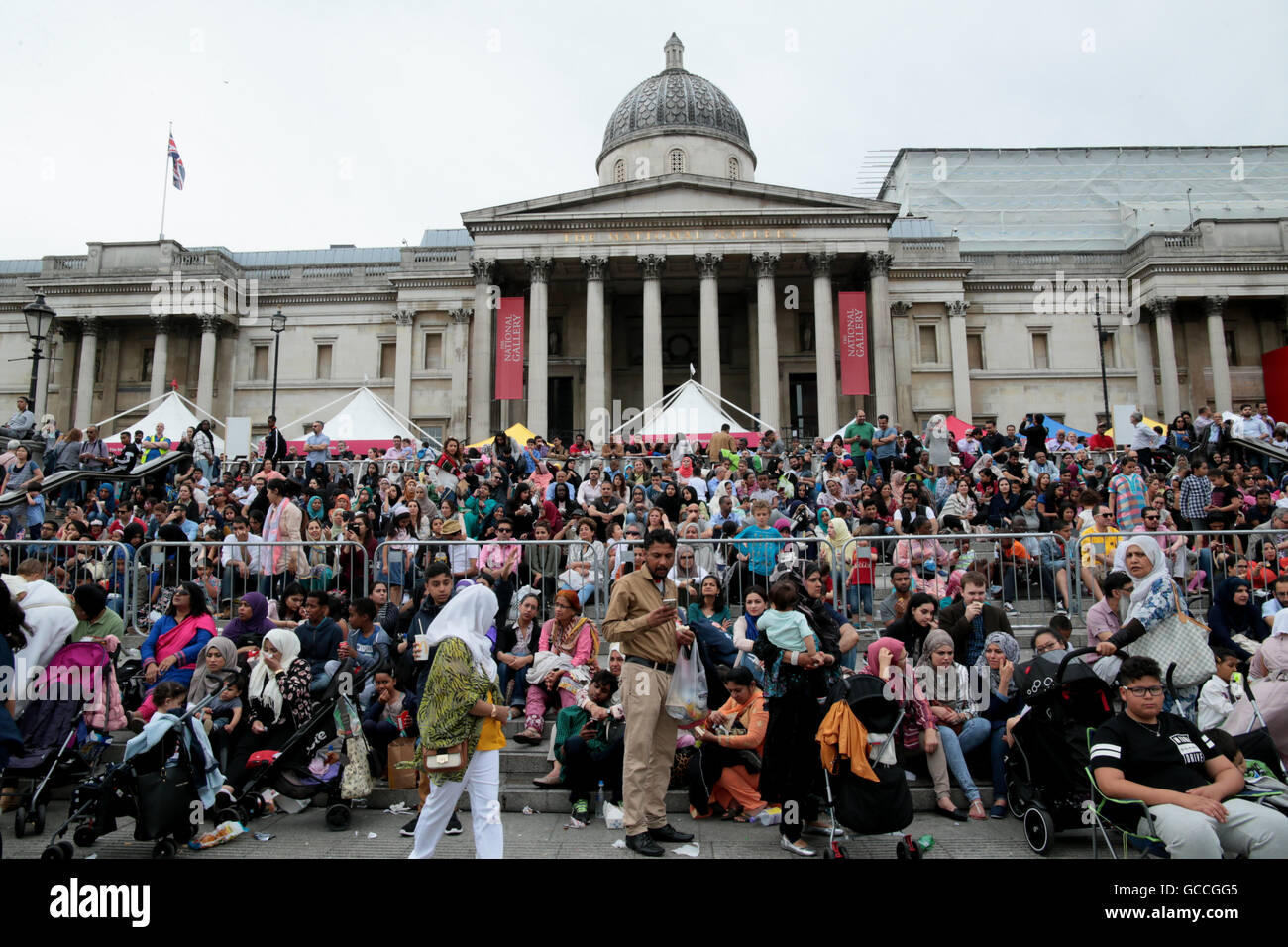 London UK 09 July 2016 Muslims in london were joined by a great ...