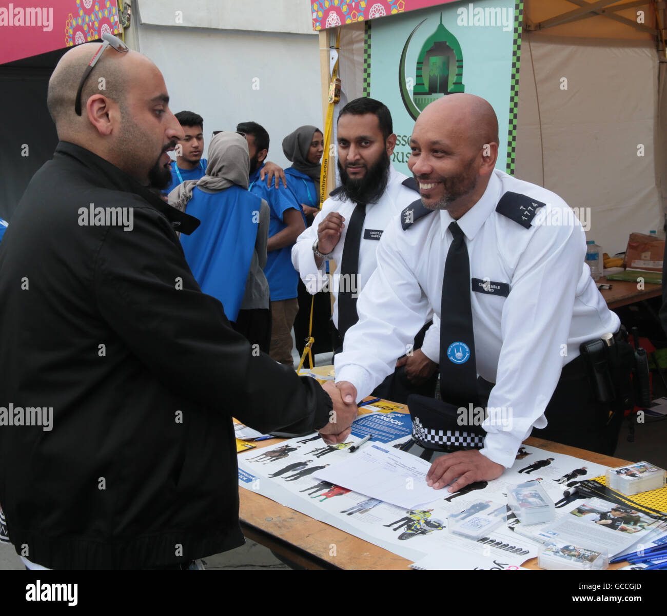 London UK 09 July 2016 Muslims in london were joined by a great ...