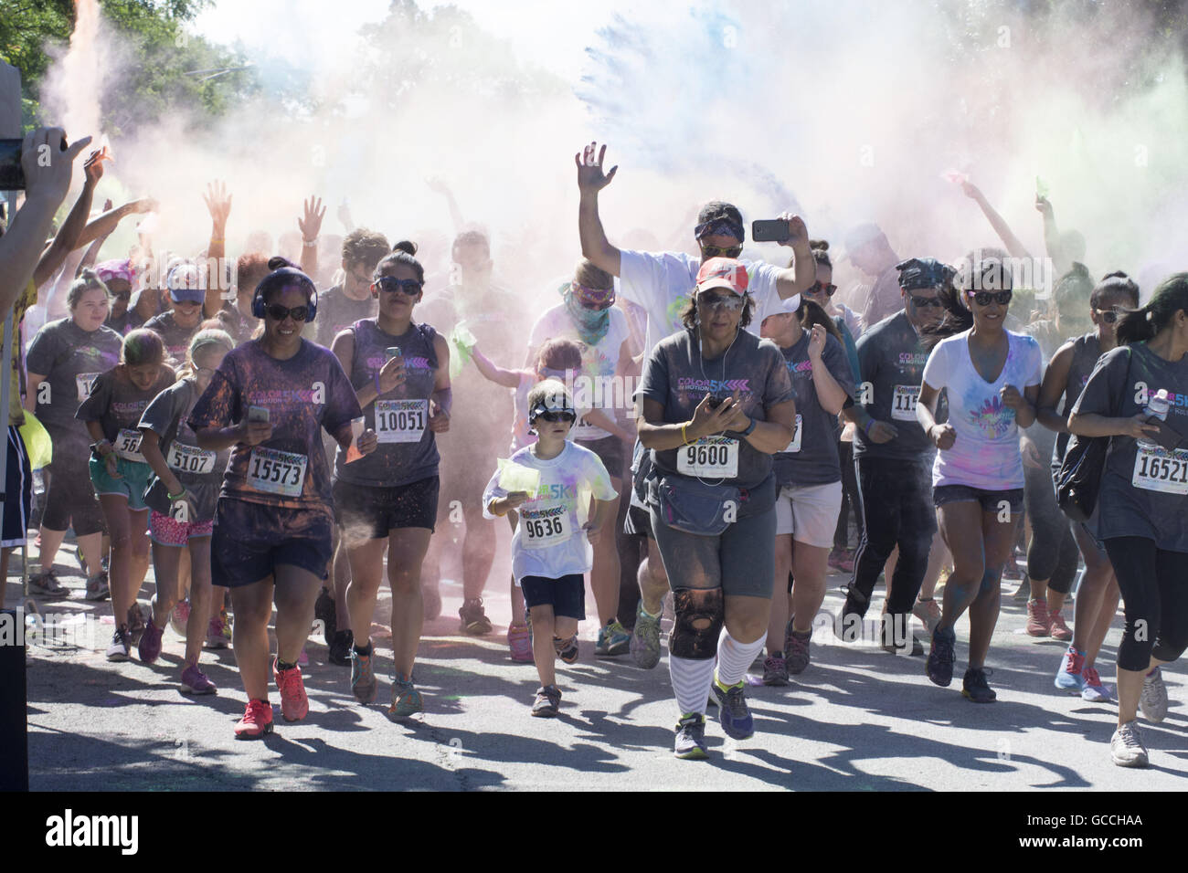 Chicago, IL, USA. 9th July, 2016. Hundreds of runners took part in the ...