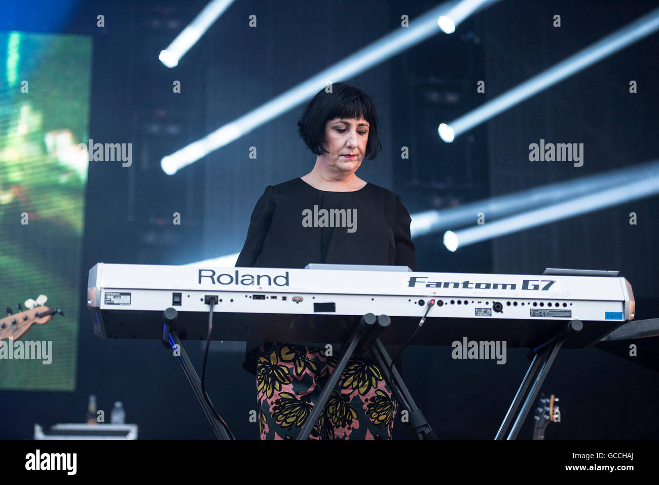 Manchester, UK. 09th July 2016. Gillian Gilbert, Tom Chapman, Stephen ...