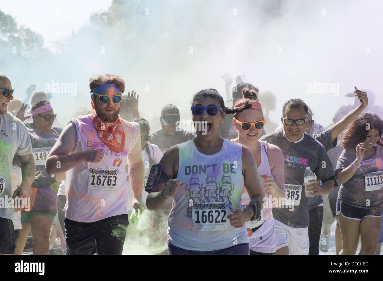 Chicago, IL, USA. 9th July, 2016. Hundreds of runners took part in the ...