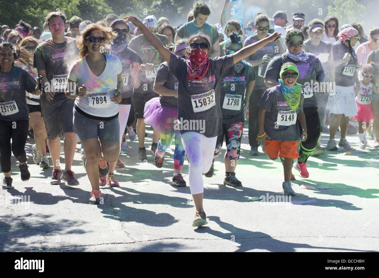 Chicago, IL, USA. 9th July, 2016. Hundreds of runners took part in the ...