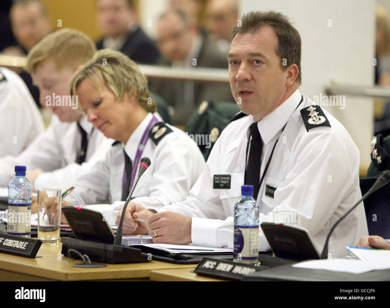 Chief Constable of the PSNI Matt Baggott at today's meeting of the ...
