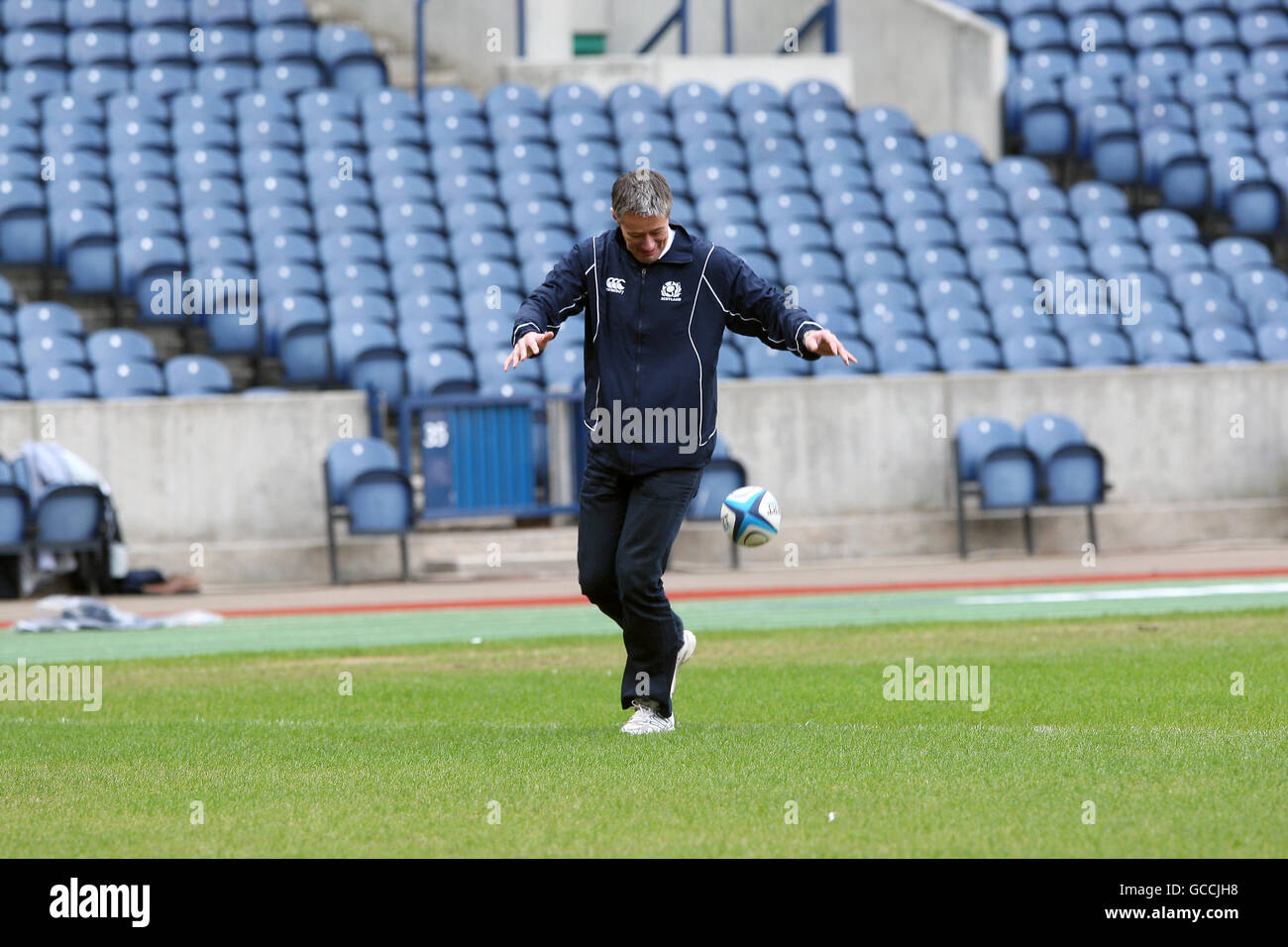 Rugby Union - 1990 Grand Slam Winning Try Reenactment - Murrayfield ...