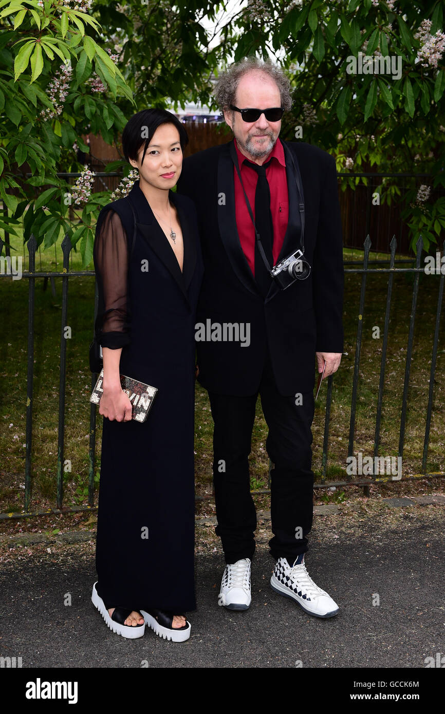 Rosey Chan and Mike Figgis attending the Serpentine Gallery Summer ...