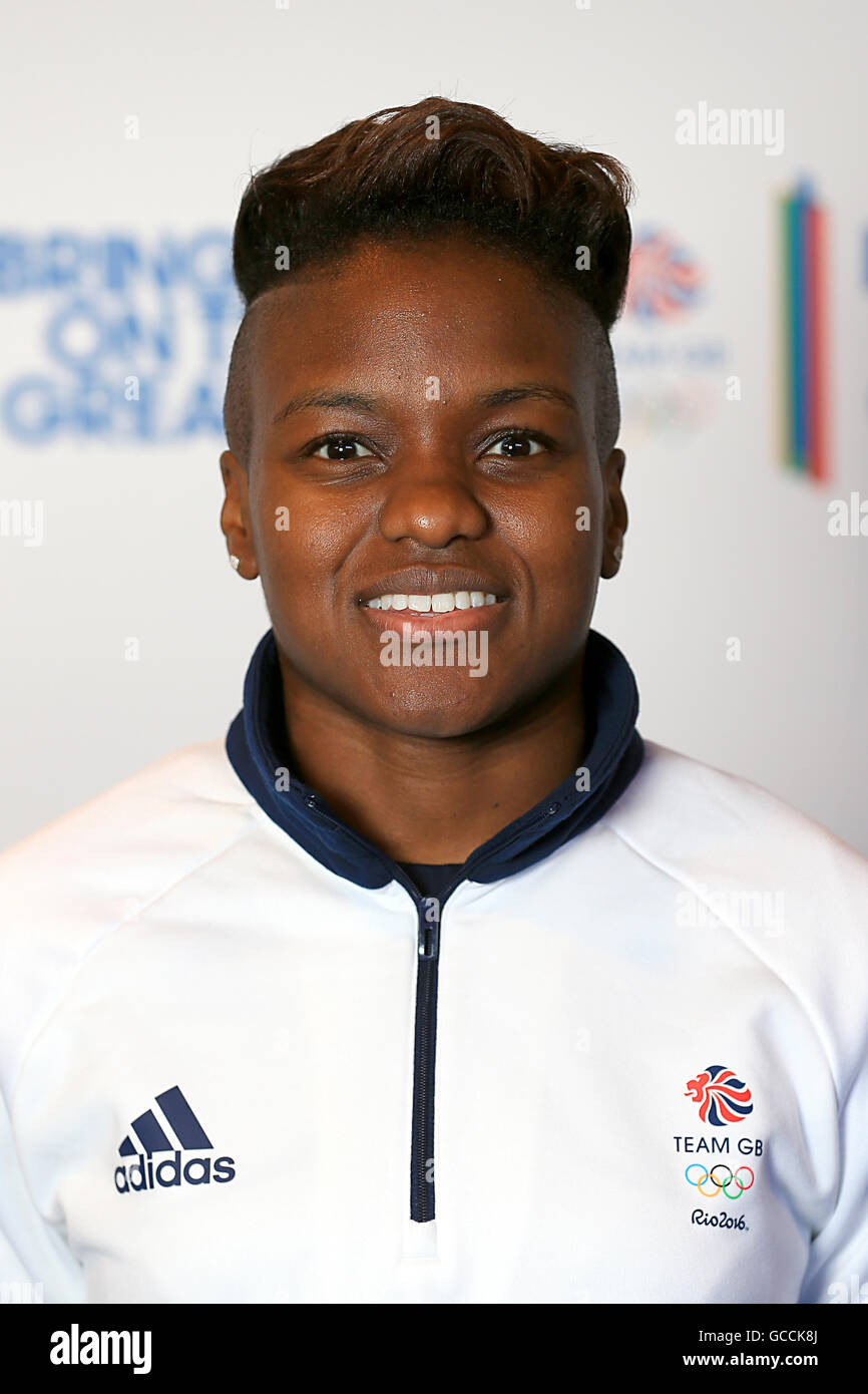 Boxer Nicola Adams during the kitting out session at the NEC ...
