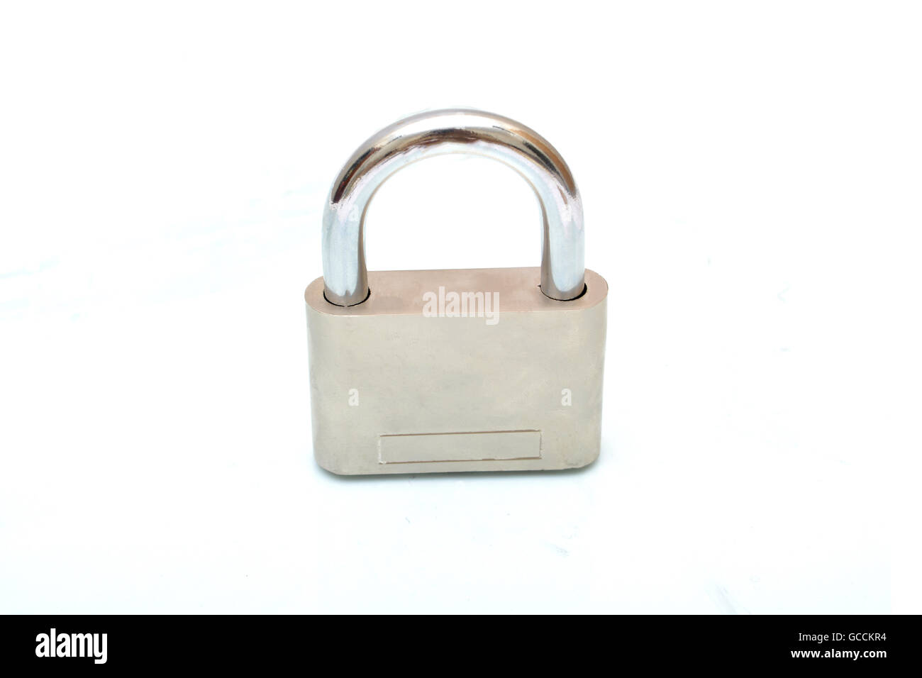 Lock isolated on white background Stock Photo - Alamy