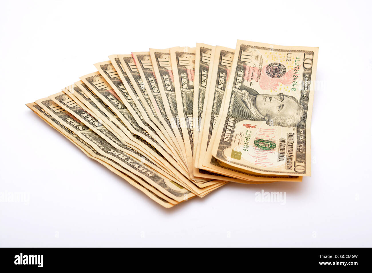 Currency notes isolated on white background Stock Photo - Alamy