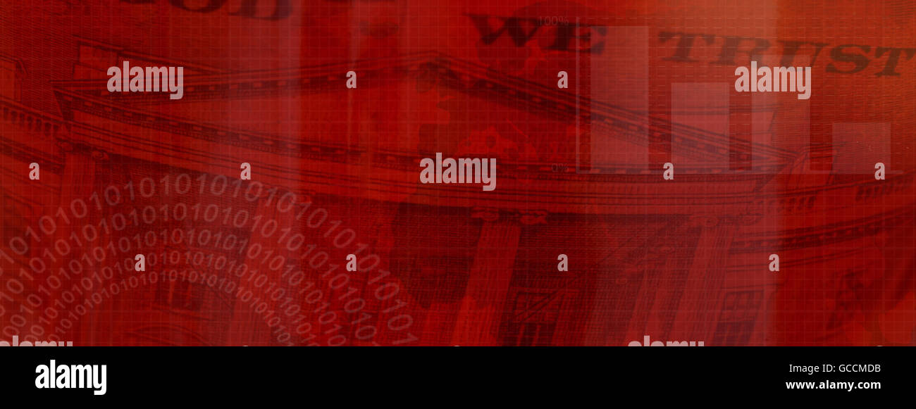 Financial background red with dollar note and figures Stock Photo - Alamy